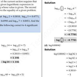 Pdf Indices Logarithms Explained With Worked Examples