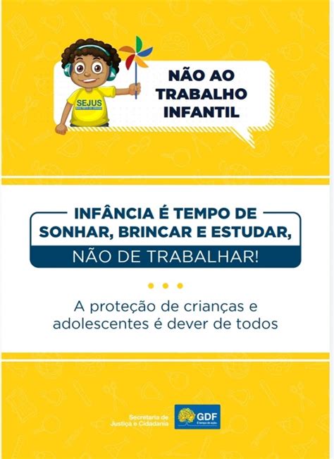 Não ao Trabalho Infantil 12 de junho Dia Mundial de Combate ao