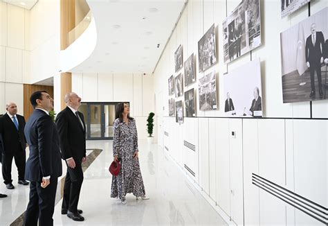 President Ilham Aliyev And First Lady Mehriban Aliyeva Attended Opening