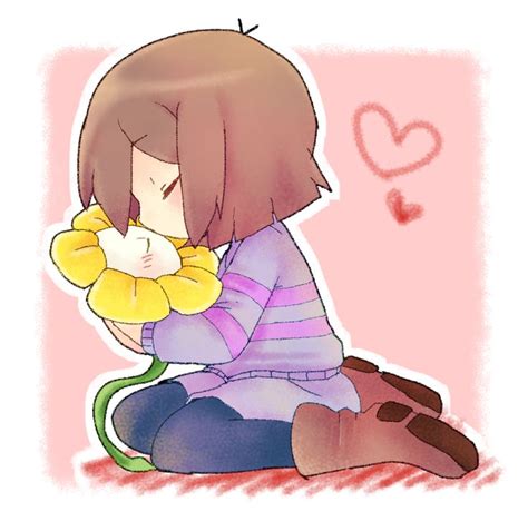 Flowey Frisk Undertale Flowisk Kiss Undertale Flowey Undertale Ships