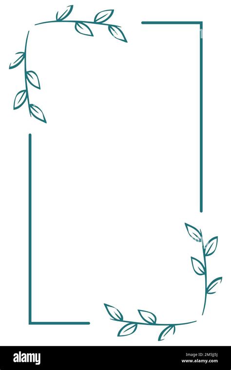 Simple Border Frame Silhouette Vector Image 52 Off