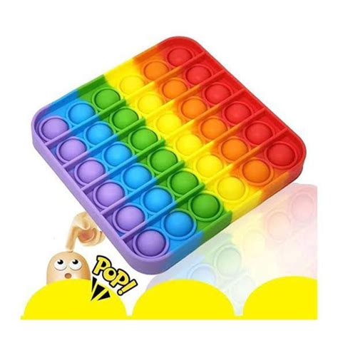 Push Pop Popit Multicolour Bubble Fidget Sensory Toyautism Special
