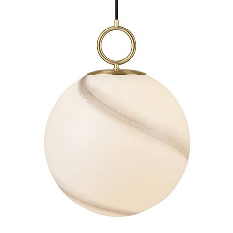 Stockholm Pendel Ø30 Marble Grey