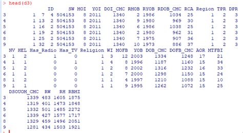 r selecting categorical and continuous variable for logistic