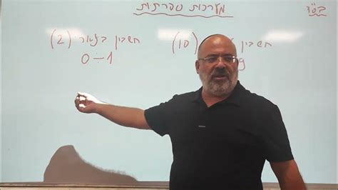 הנדסת אלקטרוניקה חשמל ומחשבים2024מערכות ספרתיותחשבון בינאריהצגת