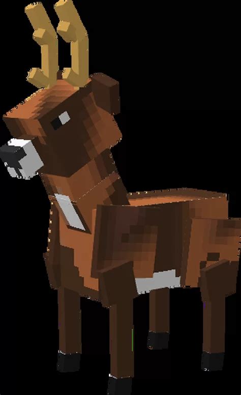 Voxel Cerf 3d Voxel Deer 3d Minecraft Texture Pack