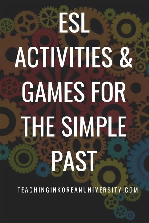 Past Simple Affirmative Negative ESL Games Activities