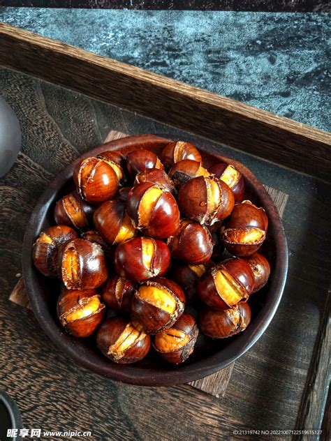 板栗高清素材摄影图 传统美食 餐饮美食 摄影图库 昵图网