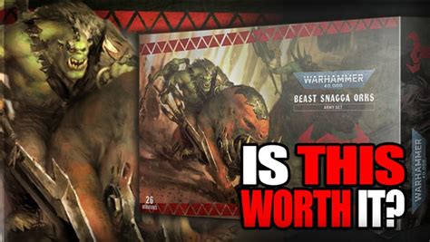 New 40k Orks Beast Snagga Box Unit Pricing & Value