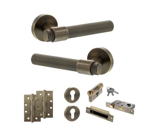 Senza Pari Andretta Door Handle Euro Profile Lock Pack 4 Slim Knuckle