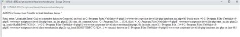 Error Login Sc Adonewconnection Unable To Load Database Driver Bugs