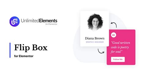 Flip Box Widget For Elementor