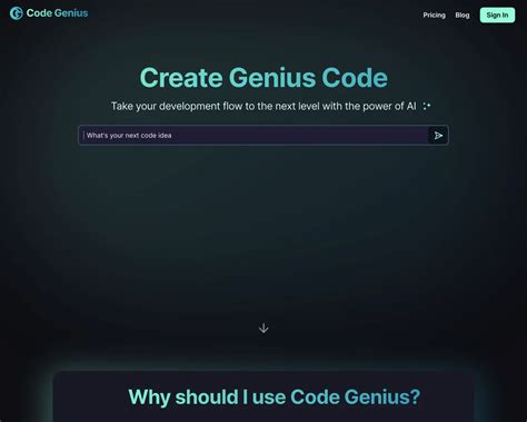 Explore Code Genius 2024 The Ultimate Ai Guide Pricing Review