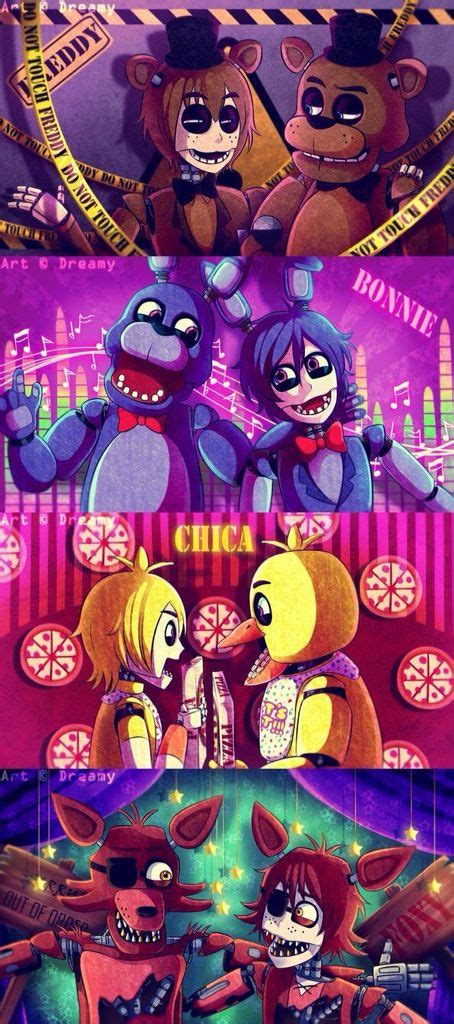Fnaf Bonnie Chica Freddy Foxy Fnaf Sister Location Fnaf Wallpapers