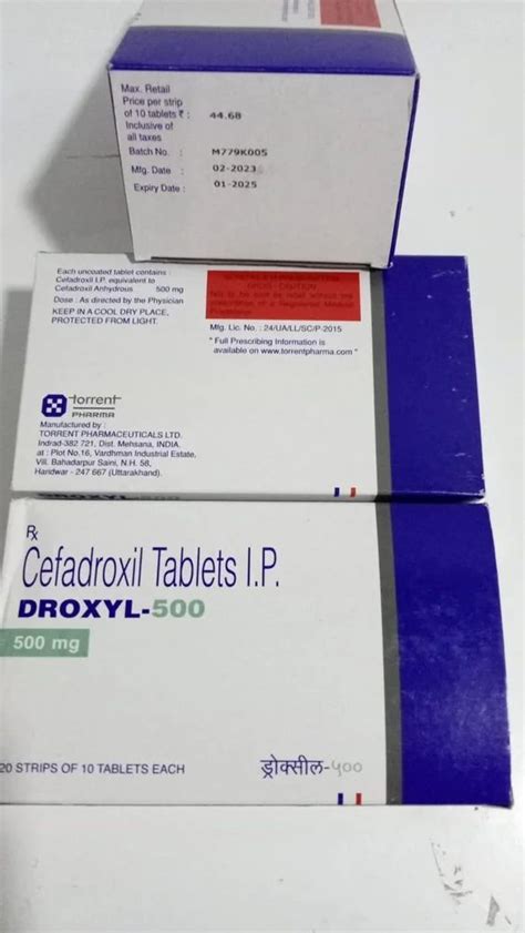 Droxyl 500mg Tablet At ₹ 40 Stripe In Mumbai Id 2851229645097