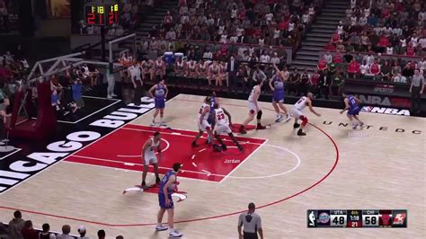 Nba 2k16 97 98 Bulls Vs Jazz Youtube