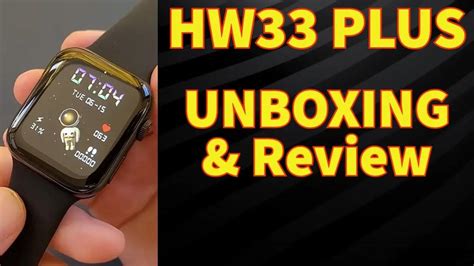 Lançamento Hw33 Plus Novo Hw33 Plus Smartwatch Relógio Inteligente Hw33