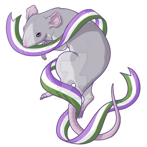 Ribbon Thief Gender Queer Flag By Foxandtiger On Deviantart