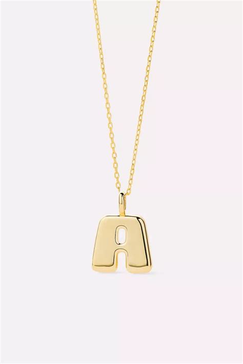 Ana Luisa Bubble Letter Necklace Urban Outfitters