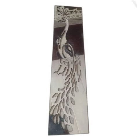 Stainless Steel Laser Cut Peacock Elevation Panel At ₹ 320piece