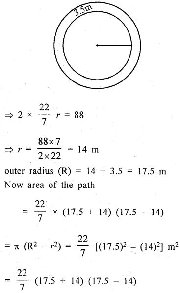Ml Aggarwal Class Mensuration Chapter Test A Plus Topper
