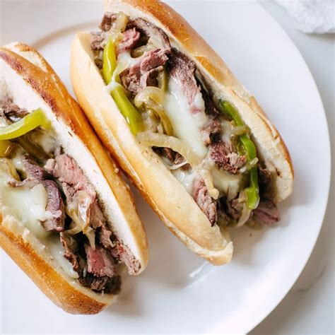 Classic Philly Cheesesteak With Tender Beef And Cheese