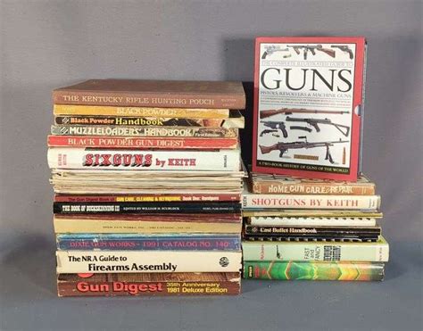 Firearm Book And Magazine Collection Includes Complete Illustrated