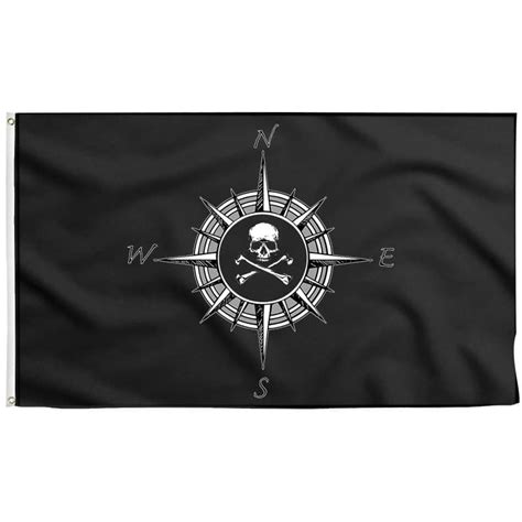 Buy Compass Flag Jolly Roger Sons Of Pirate