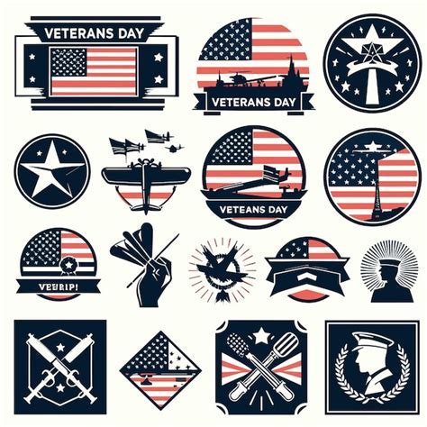Premium Vector Veterans Day Vector Element Icon