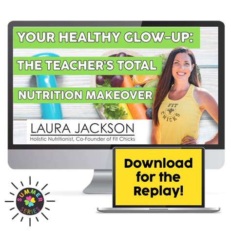 Summer Series Teacher Training Your Healthy Glow Up Teacher