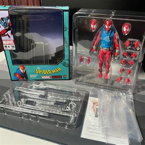 Mafex No186 Scarlet Spider Hobbies And Toys Toys And Games On Carousell