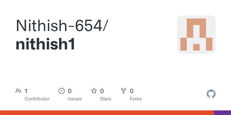 Github Nithish 654nithish1