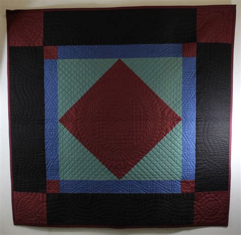 Lot Mary Glick Amish Quilt Coverlet Wall Hanging