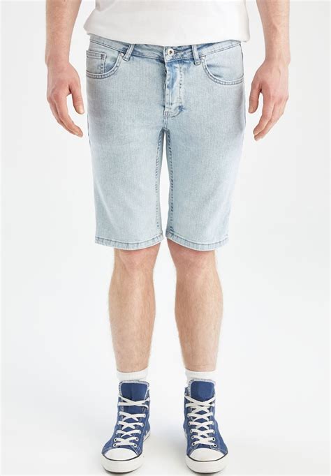 Defacto Denim Shorts Blue Light Blue Zalando Ie