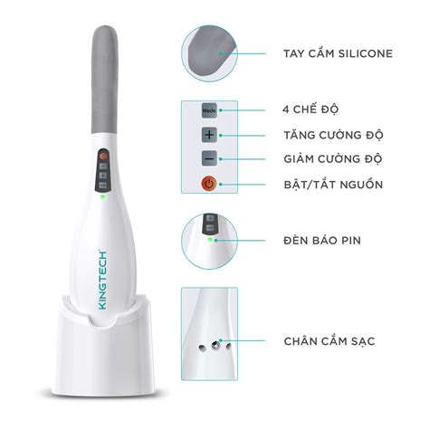 Máy Massage Cầm Tay Kingtech Lux 450 Mát Xa Toàn Thân Chuyên Sâu Vai
