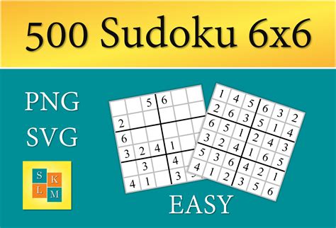 Sudoku 6x6 Graphic By Sklm · Creative Fabrica