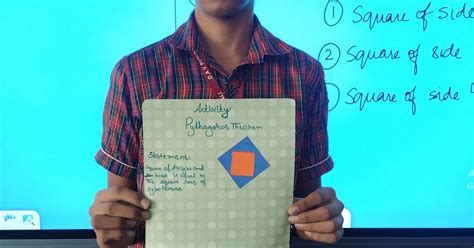 Fun And Explore Mathematics Class 8 Pythagoras Theorem Activity