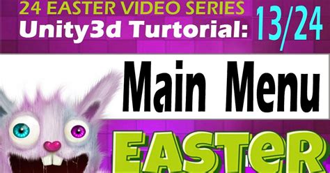Unity3d Tutorial Main Menu ~ Unity3d Warehouse