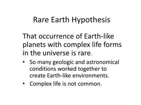 Ppt Rare Earth Hypothesis Powerpoint Presentation Free Download Id 2285369