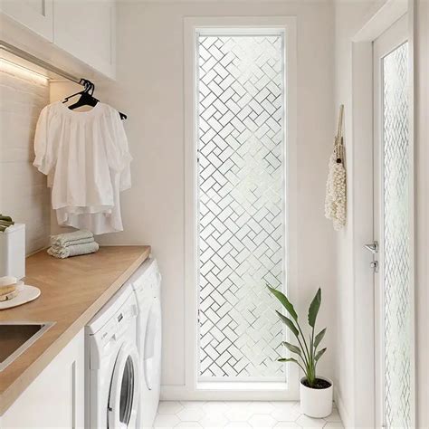 Electrostatic Uv Protection Oblique Grid Glass Window Film Temu