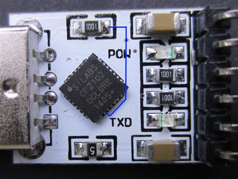 Cp2102 Module Schematic Simple Usb Serial Communication Wi