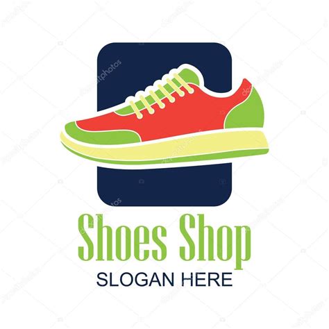 Tienda De Zapatos Logotipo De La Tienda De Zapatos Con Espacio De