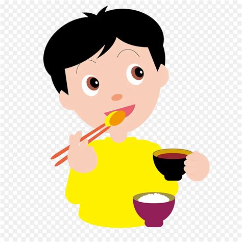 吃饭喝汤的黄衣服小男孩png图片素材下载图片编号8051115 Png素材网