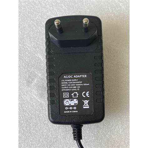 Jual AC DC ADAPTER 9V 1A MODEL CS9C090100FGF Shopee Indonesia