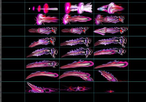 Artstation Hand Drawn Sprite Sheet Summoned Projectile Prototype