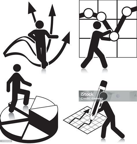 Graphic Interaction Stock Illustration Download Image Now Arrow Symbol Business Business