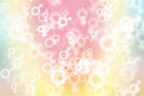 Green Blue And Pink Pastel Colorful Background With Heart Shape Stock