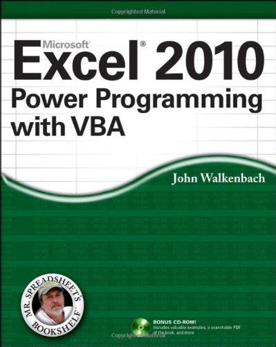 Excel 2010 Power Programming With Vba Let Me Read