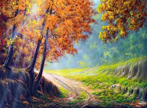 Quadro pintura de paisagem a óleo atelier wendell well Elo7