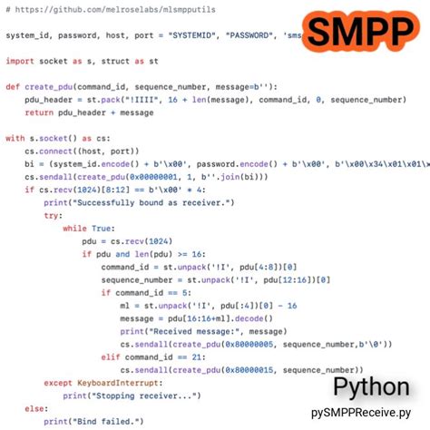 Mark Hay On Linkedin Sms Textmessaging Smpp Developers Python